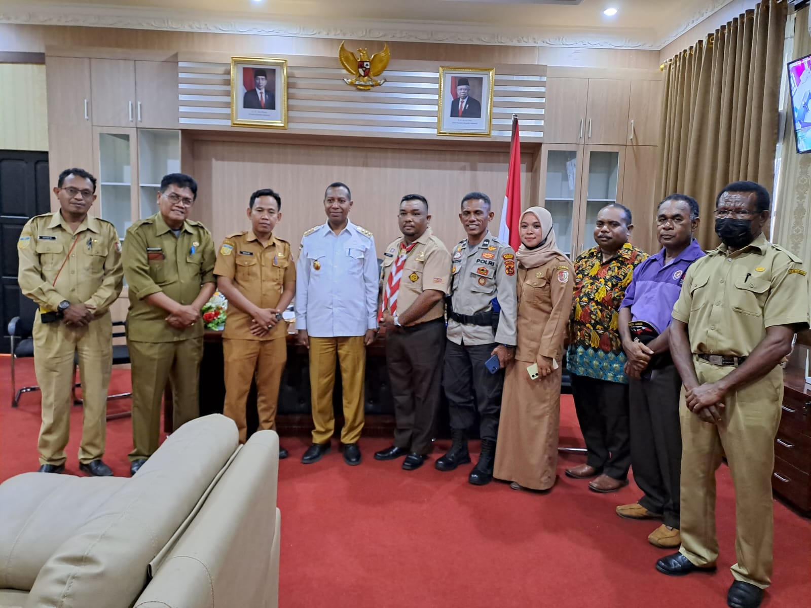 Pengurus Kwarcab Bertemu Gubernur Papua Selatan Jajaki Pembentukan ...