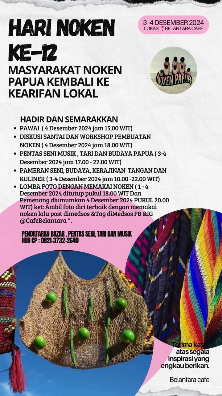 Tema Hari Noken Unesco 2024 “Masyarakat Noken Papua Kembali Ke Kearifan ...